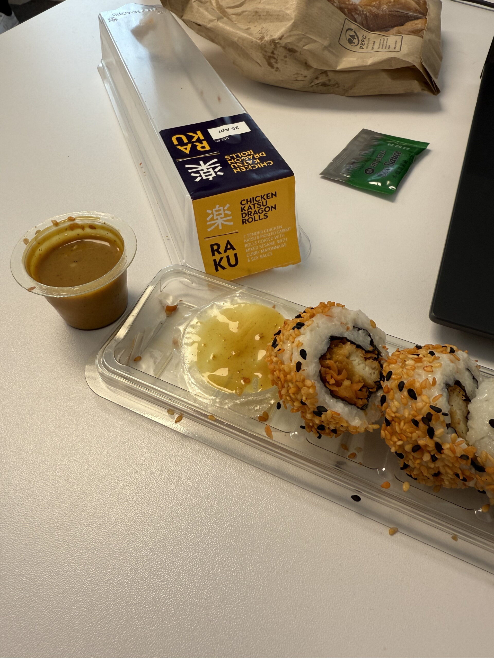Lidl RAKU Chicken Katsu Dragon Rolls - Katsu Corner